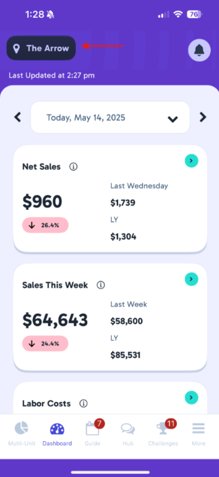 Onboarding Tour (App) – Axial Shift